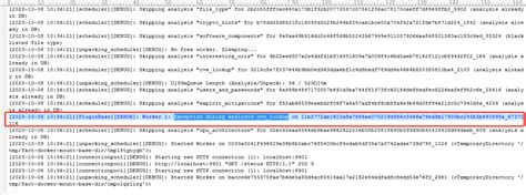 exception during analysis cve lookup？ · issue 1137 · fkie cad fact core · github