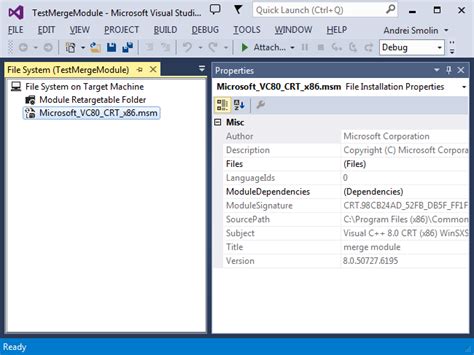 How To Add Merge Module To Wix Setup Project