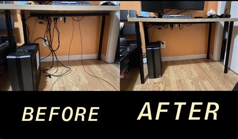 Organized The Wires From My Babefriends Gaming Setup R OrganizationPorn