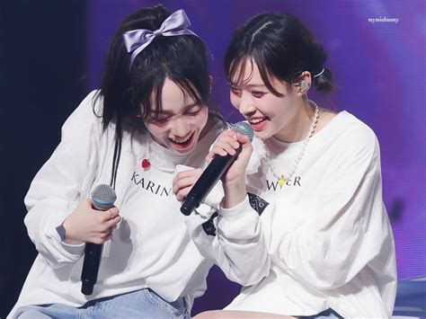 [에스파] 귀여운 지민정 에스파 카리나 윈터 촬스의 이슈와 유머