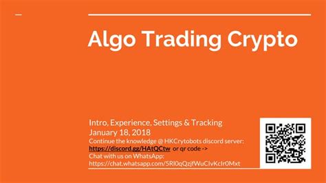 Algorithm Trading Cryptocurrencies Ppt