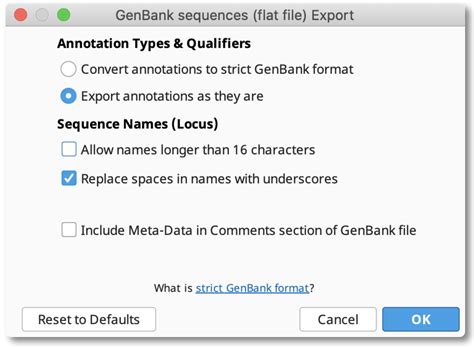 Geneious Vs Genbank：nomenclature And Exporting Of Geneious Prime Files In Genbank Format Geneious