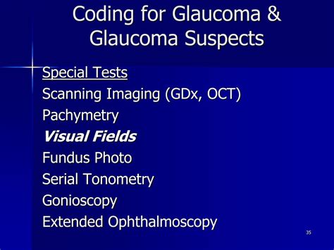 Ppt Coding For Glaucoma And Glaucoma Suspects Powerpoint Presentation