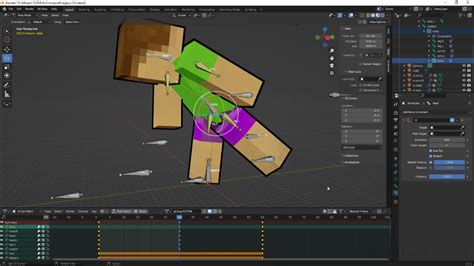 blender animation minecraft