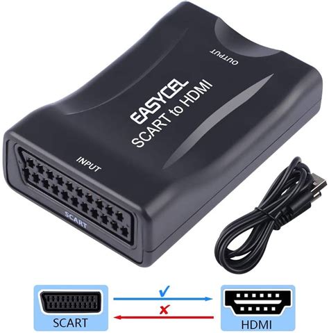 Easycel Scart To Hdmi Adaptor Easycel Scart To Hdmi Converter Scart To Hdmi Lead Scart To