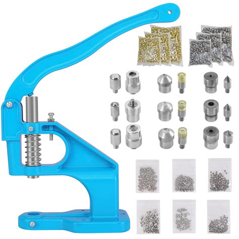 Hand Press Grommet Machine Grommets Eyelet Tool Kit Eyelet Punch Tool