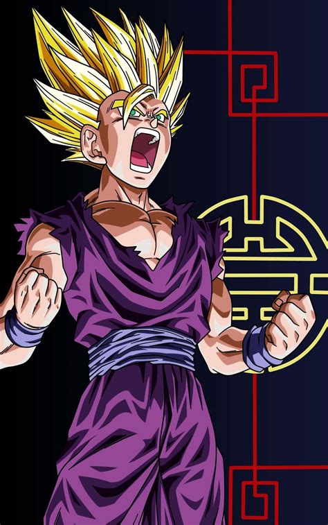 Download Super Saiyan Gohan Rage Wallpaper