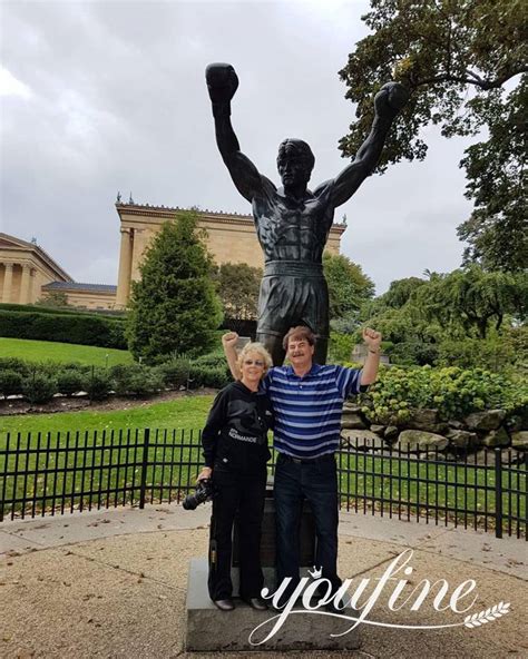 Famous Bronze Rocky Balboa Statue Replica Youfine Bronze Sculpture