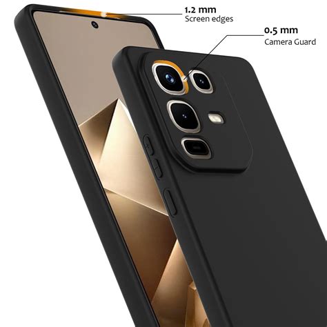 Infinix Note 50 Pro 4G Note 50 4G Magsafe Liquid Silicone Cover Black NewTech Mobile