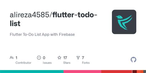 GitHub Alireza4585 Flutter Todo List Flutter To Do List App With