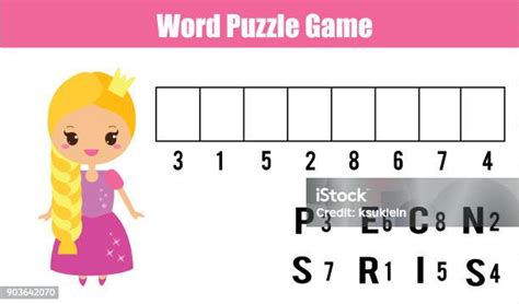 단어 퍼즐 숫자 코드와 어린이 교육 게임 올바른 순서 대로 문자를 놓습니다 어휘 학습 8 9 살에 대한 스톡 벡터 아트 및 기타 이미지 8 9 살 개발 고등학교 이하