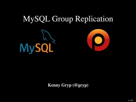 Mysql Group Replication Pdf Databases Computer Software And