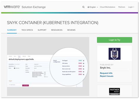 Snyk Container Certified Vmware Pks Partner Ready” To Find And Fix