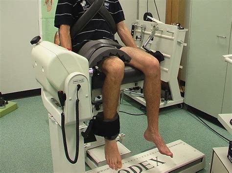 Participant Secured To The Isokinetic Dynamometer For The Fatigue Download Scientific Diagram