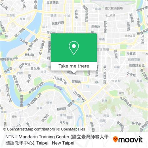如何搭乘 巴士 地鐵 或 火車 前往大安區的ntnu Mandarin Training Center 國立臺灣師範大學國語教學中心？