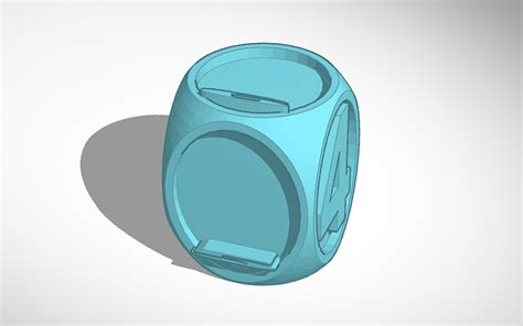 3d design lesson die on the workplane result tinkercad