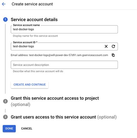 สง Docker log ไปหา GCP logging