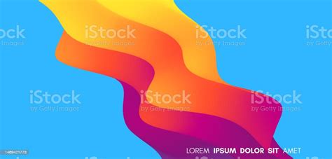 현대적인 그라데이션 색상으로 3d 추상 물결 모양의 배경 모션 음파 배너 전단지 브로셔 소책자 프레젠테이션 또는 웹 사이트 디자인에 대한 벡터 그림입니다 0명에 대한 스톡