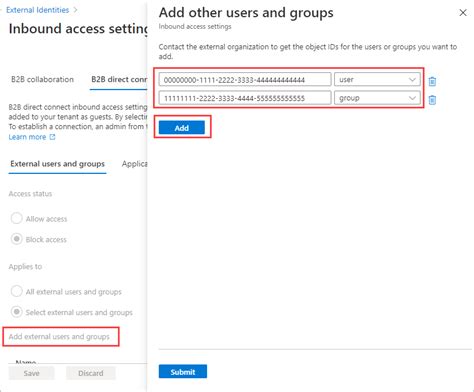 Configure B2B Direct Connect Cross Tenant Access Microsoft Entra
