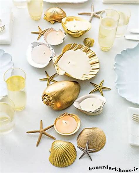 ایده های متفاوت برای ساخت وسایل تزیینی با صدف