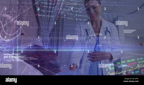 Image Of Graphs Binary Codes Computer Language Diverse Female Doctor