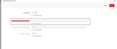 magento2 how do i set the minimum quantity and default quantity to be