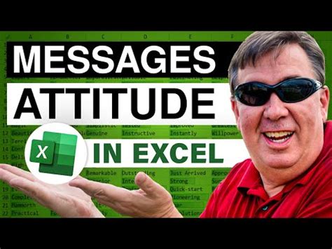 Learn Excel 2013 Excel With Attitude Podcast 1591 Part IV Of V