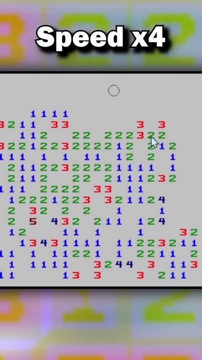 Minesweeper But Invisible Shorts Minesweeper Speedrunnning