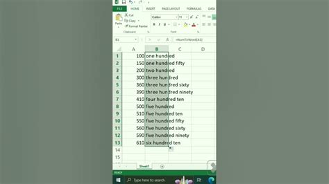 excel formula hacks num to word in excel excel excelfunctions