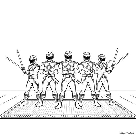 Power Rangers Samurai Coloring Pages To Print