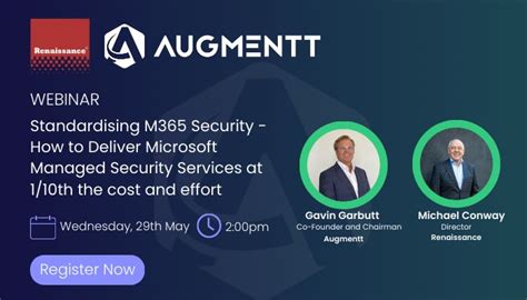 Michael Conway On Linkedin Msp Securitysolutions Webinar Cybersecurity Renaissance