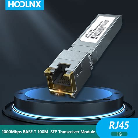 Hoolnx 10g Sfp Sang Rj45 Bộ Thu Phát Sfp Bộ Thu Phát Mô đun Quang Học Ethernet Sang Sfp