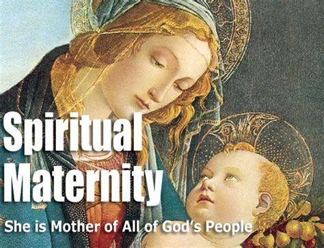 Spiritual Maternity The Divine Mercy