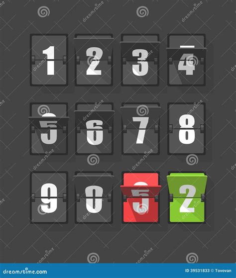 Digits Set Stock Illustrations 5 608 Digits Set Stock Illustrations Vectors Clipart