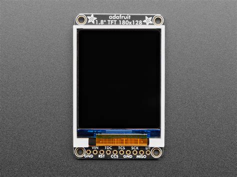 Adafruit 18 Color Tft Lcd Display With Microsd Card Breakout St7735