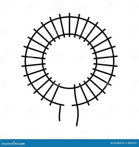 Set Inductor In Electronic Circuit Electrical Symbol Ground Set Inductor In Electronic Circuit Electrical Symbol Ground