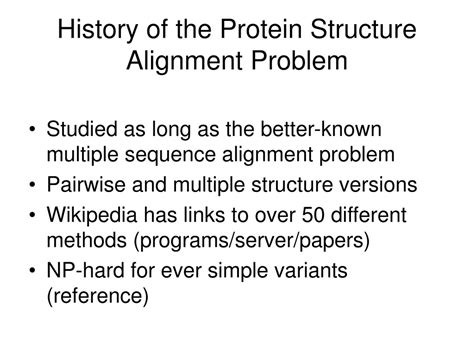 Ppt Local Flexibility Aids Protein Multiple Structure Alignment Powerpoint Presentation Id