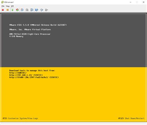 Nested VMWare ESXi Virtually Fun