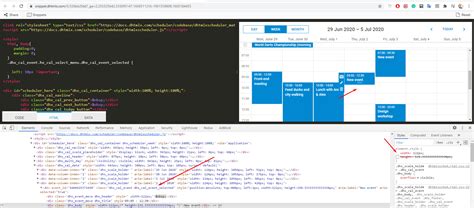 Events Cascading In Week View Scheduler Dhtmlx