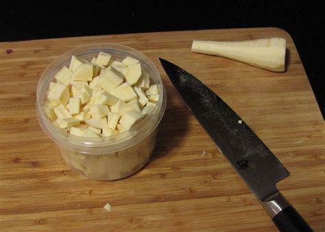 Download Diced Parsnip Root Crop Vegetable Wallpaper