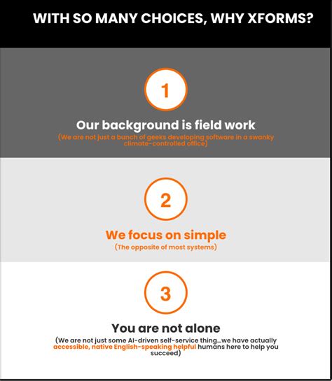 Why Xforms Xforms Mobile
