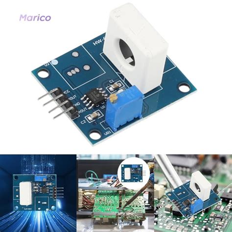 Wcs1800 Hall Current Sensor Lm393 Hall Current Detection Sensor โมดูล Dc 5v 35a [marico Th