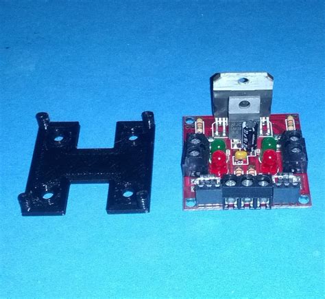 Solarbotics L298 Motor Driver Mounting Plate By Tryphon Makerworld