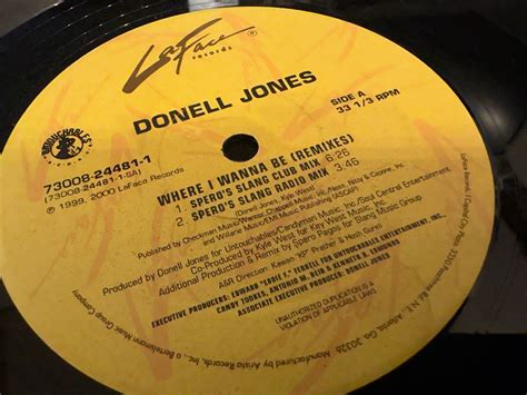 Yahoo オークション 12” Donell Jones Where I Wanna Be Remixes