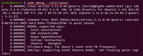 Dmesg Linux Command Syntax Options And Examples