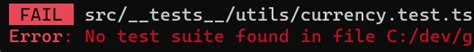 `no Test Suite Found` On Windows For `v0285` · Issue 2921 · Vitest