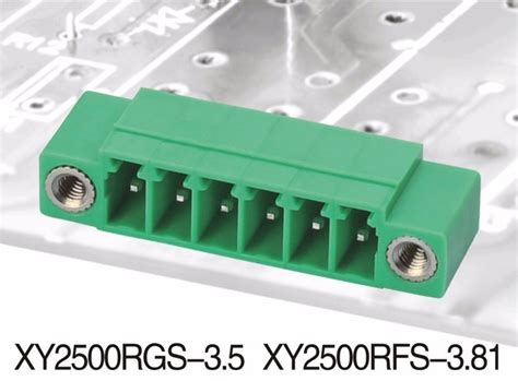 Xinya 3 5mm 3 81mm Pitch Pcb Pluggable Terminal Block Malepin Right Angle Screwtype Pluggable