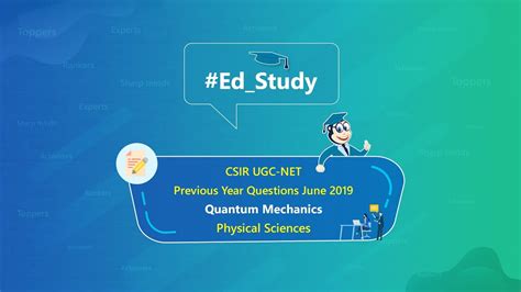 CSIR NET Physical Science Previous Year Questions On Quantum Mechanics June 2019 YouTube