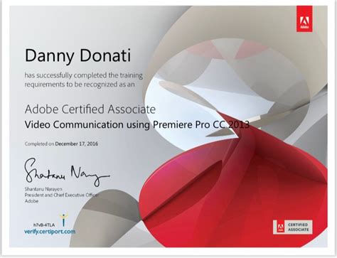 Danny Donati On Linkedin Adobe Certification