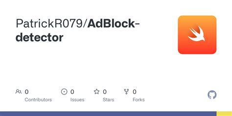 GitHub PatrickR AdBlock Detector